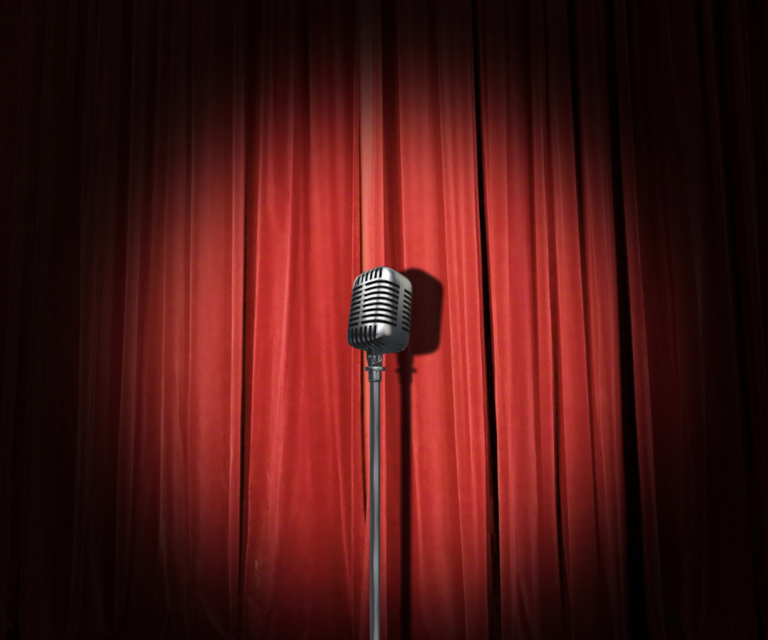 Curtain and Microphone - McCormick Woods Golf Club